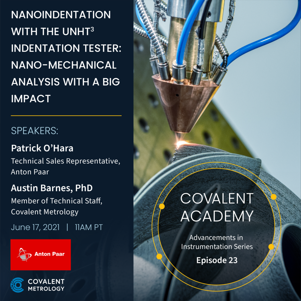 Nanoindentation with the UNHT3 Indentation Tester: Nanomechanical ...