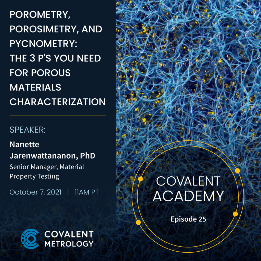 Porometry, Porosimetry, and Pycnometry: the 3 P’s You Need for Porous ...